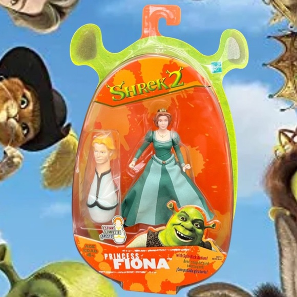 Hasbro | Toys | Nib Princess Fiona Figure From Shrek 2 With Spin Kick ...